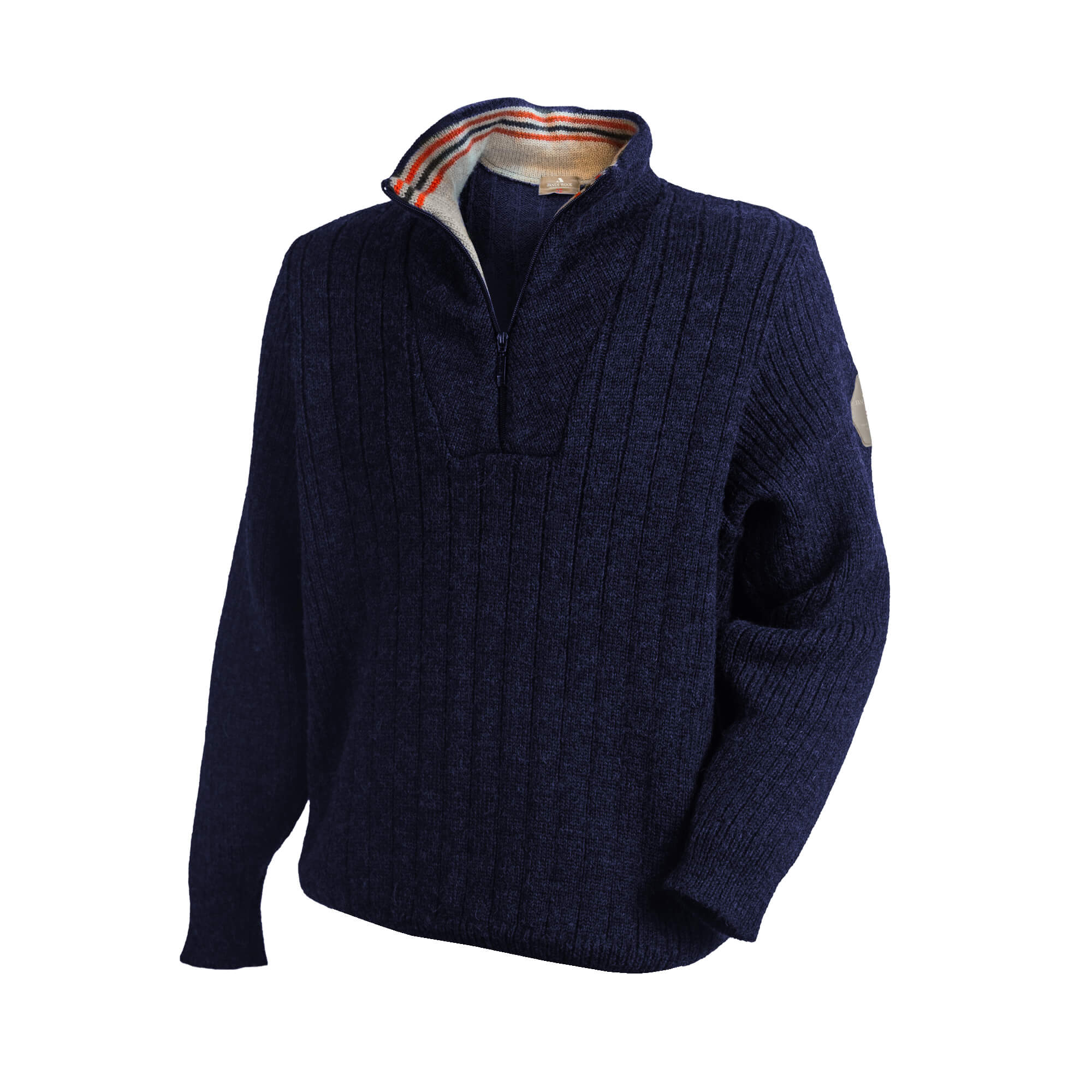 Finse sweater - Navy – Janus Wool